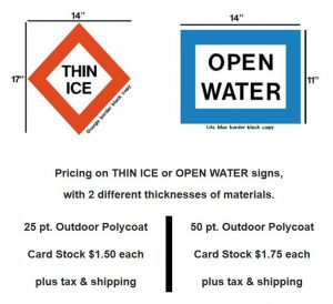 Thin Ice Signs